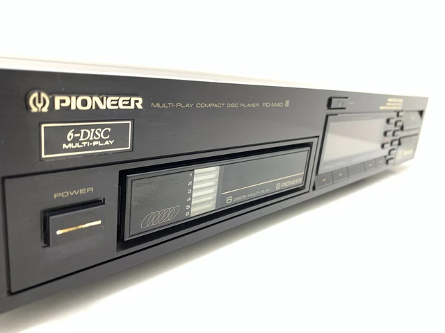 PIONEER PD M40 CD Compact 6 Disc Multi Player Hi Fi Vintage 1987 Work ...