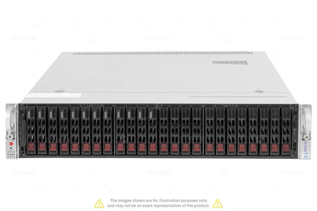 SUPERMICRO SYS-2049U-TR4 4X Xeon Silver 4116 384 GB RAM Rails EUR 2.381 ...