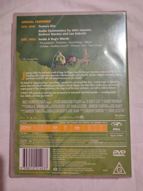A BUG'S LIFE (Collector's Edition, 1998) New and Factory sealed $12.50 ...
