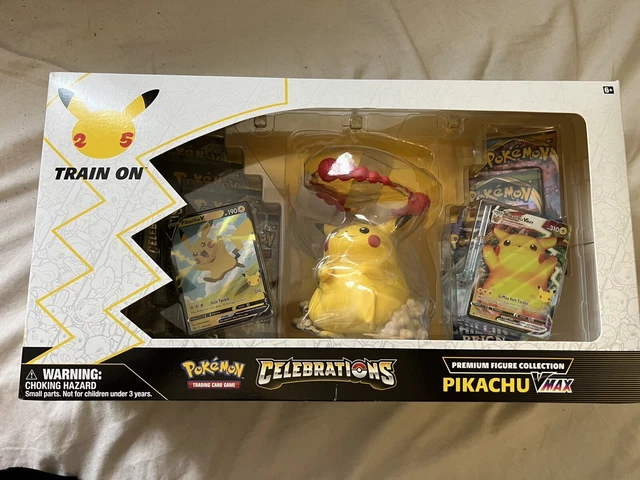 PIKACHU VMAX FIGURE Collection - Celebrations Box Sealed ENG 25TH ...