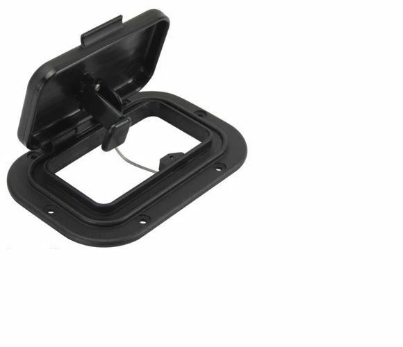 SMALL ALLOY SCUPPER AIR FLOW VENT HATCH RV Black CARAVAN RV DOMETIC ...