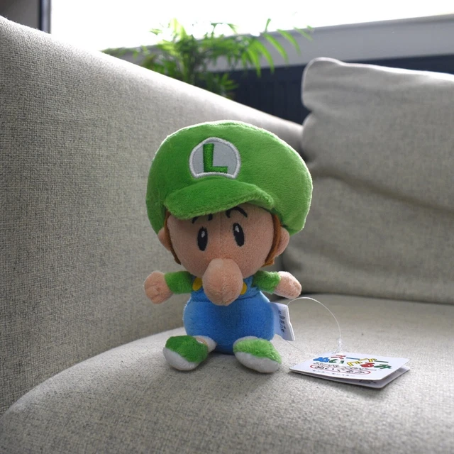 SUPER MARIO BABY Luigi Plush 12cm Soft Toy Teddy Nintendo Plush £12.99 ...