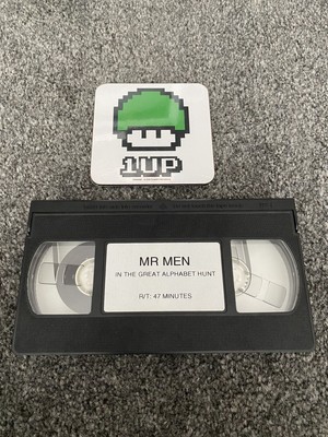 MR MEN IN the Great Alphabet Hunt VHS Video Tape Tested Free P+P EUR 6 ...