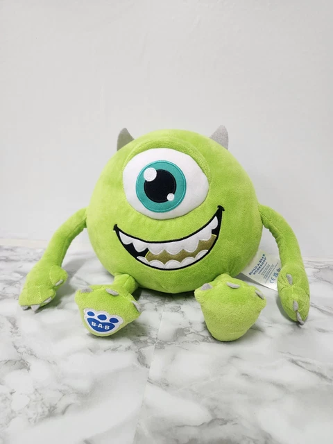 DISNEY PIXAR MONSTERS Inc Mike Wazowski Plush Stuffed Toy 13” (BUILD A ...