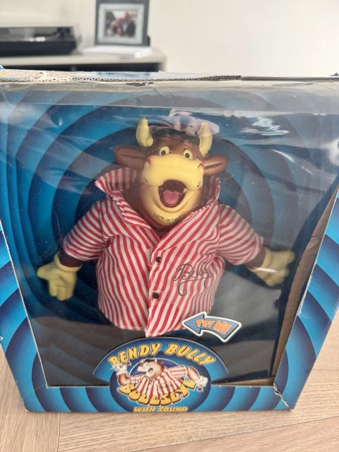 ORIGINAL VINTAGE GAME show Prize Bendy Bully Bullseye Figure Halsall ...