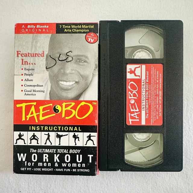 TAE-BO INSTRUCTIONAL WORKOUT for Men & Women VHS Billy Blanks £7.43 ...
