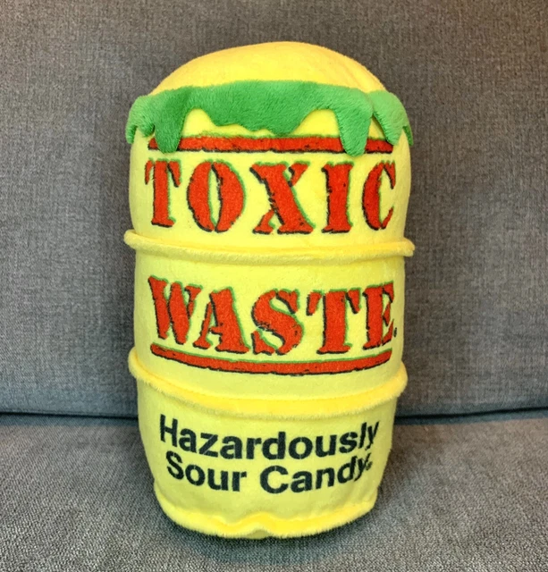TOXIC WASTE YELLOW Sour Candy Soft Toy 9 Inch Tall £14.95 - PicClick UK