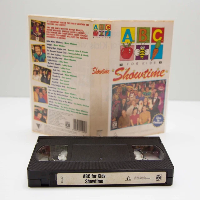 ABC FOR KIDS VHS Live Concert SHOWTIME 1998 Australia TV Video $20.00 ...