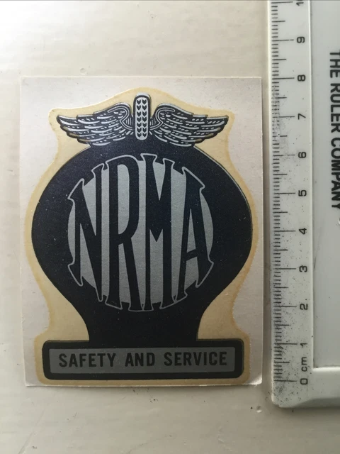ORIGINAL NRMA VINTAGE Decal.Ford.Van.Truck.Car.Retro.Campervan.VW ...