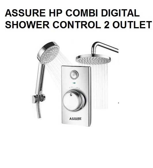 ASSURE HP COMBI Digital 2 Outlet Concealed Shower Control V18 Bathstore ...