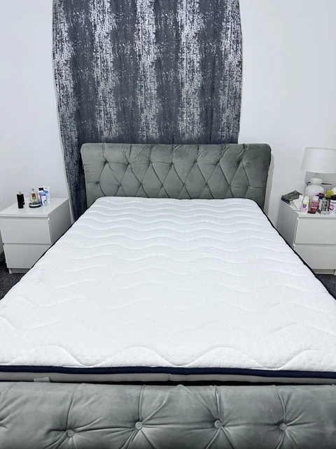 KING SIZE BED Frame and memory foam Mattress £208.70 - PicClick UK