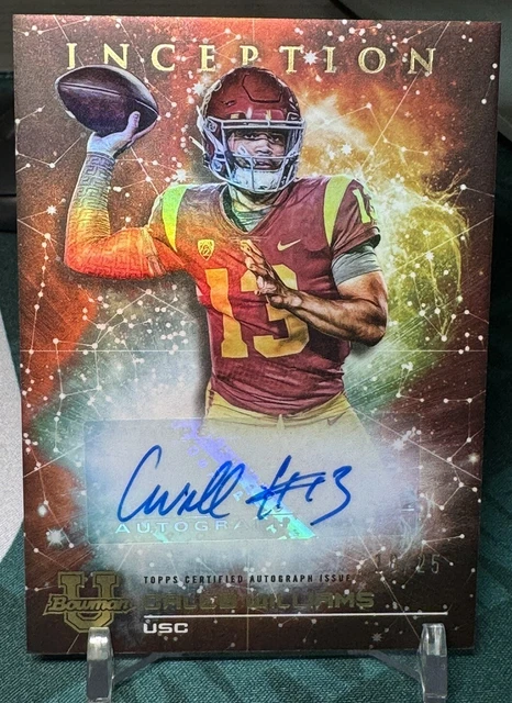 CALEB WILLIAMS PRIMORDIAL Prospect Lamina arancione auto /25 - 2022 ...