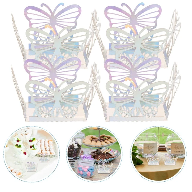 50 PCS CHOCOLATE Box Mini Cupcake Liners Packaging Boxes Candy Favor ...