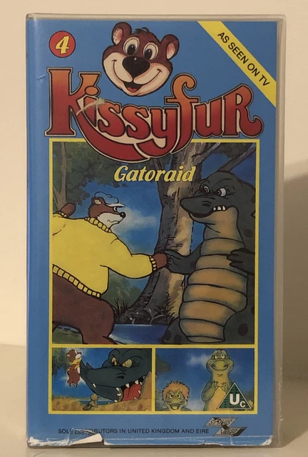 KISSYFUR GATORAID. RARE VHS Video Tape 1988 Kids TV 1980’s Cartoons £9. ...