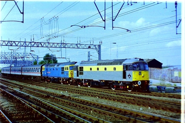 35MM RAILWAY COLOUR Negative Class 33 202 and 33 116 at Crewe £1.95 ...
