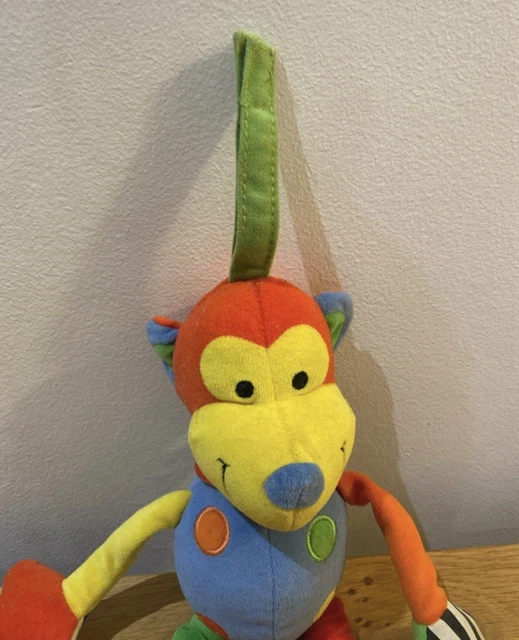 JELLYCAT JELLYKITTEN HOOPY Loopy Rattle Monkey Soft Toy Plush £9.19 ...