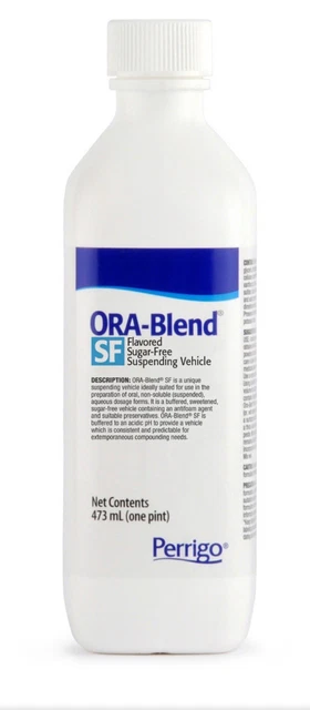 ORA BLEND SUGAR Free Suspending Vehicle Compounding Oral Ora-Blend ...