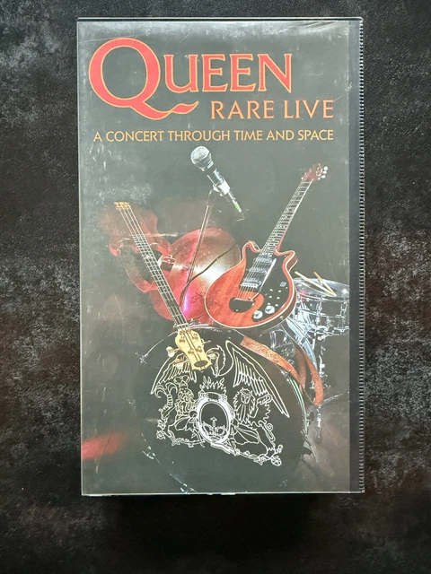 QUEEN RARE LIVE A concert trough time and space VHS KASSETTE TAPE PAL ...