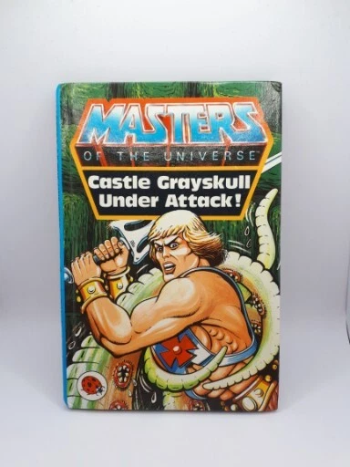 VINTAGE MASTERS OF The Universe Castle Grayskull Under Attack Book ...