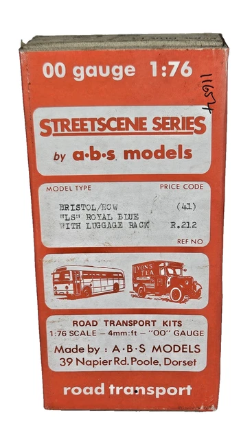 STREETSCENE SERIES PRISTOL/ECW LS Royal Blue With Luggage Rack R.212 ...