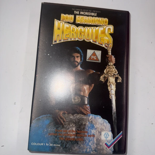 HERCULES LOU FERRIGNO Film Video VHS £15.00 - PicClick UK