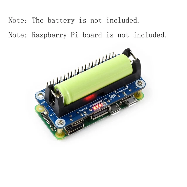 5V LI-ION BATTERY Power Supply for RPI RasPi Raspberry Pi Zero 2 W 3 ...