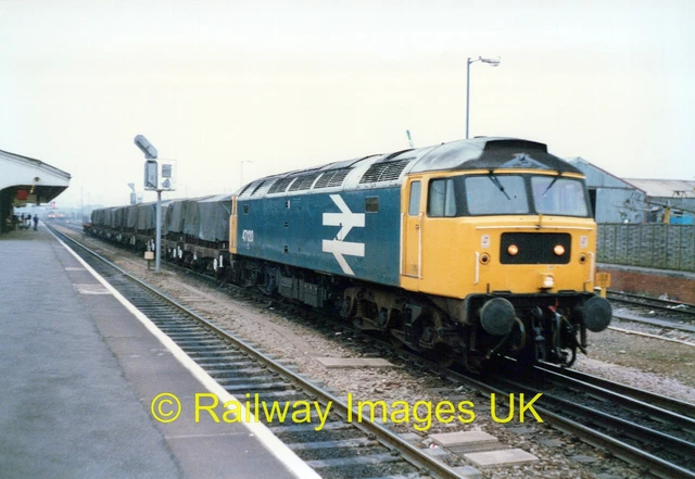 RAILWAY PHOTO 6X4 Class 47 47120 MOD Train Westbury c1988 £1.60 ...