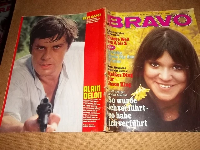 ALTE BRAVO 1971 Alain Delon Senta Mick Jagger Starschnitt Yves Rennier ...