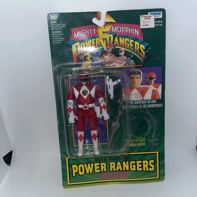 1994 MIGHTY MORPHIN Power Rangers Red Ranger Jason figurine Bandai ...