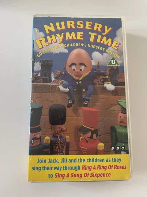 NURSERY RHYME TIME BBC 1995 video vhs £38.11 - PicClick UK