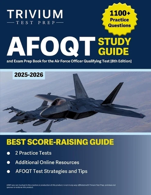 AFOQT STUDY GUIDE 2025-2026: 1,100+ Practice Questions and Exam Prep ...