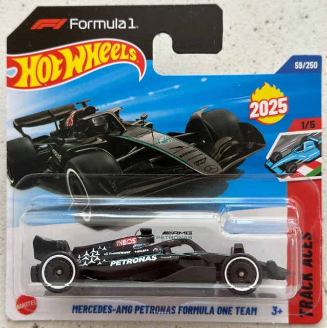 2025 HOT WHEELS MERCEDES-AMG PETRONAS FORMULA ONE F1 with Protector ...