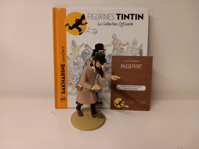 FIGURINE TINTIN - Collection Officielle - Moulinsart Herge - Sakharine ...