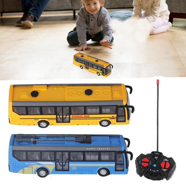 REMOTE CONTROL BUS High Simulation All Directions Driving Rechargeable ...
