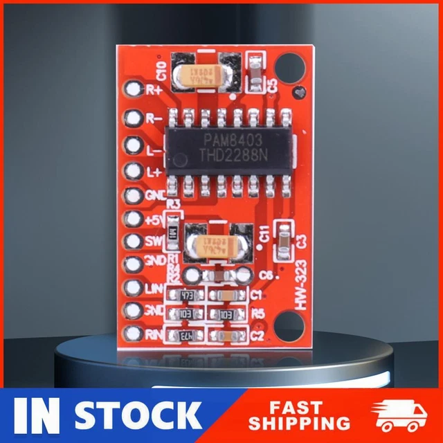 PAM8403 DIGITAL AUDIO Amplifier Dual Channel Power Amplifier Module 2 ...