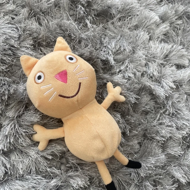 TY PEPPA PIG Candy Cat Plush Soft Toy 8" Beanie Stuffed Animal ...