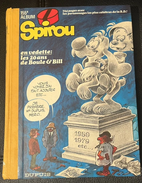 ALBUM SPIROU RECUEIL Du Journal De Spirou N°155 Annee 1980 Dupuis EUR 8,00 - PicClick FR