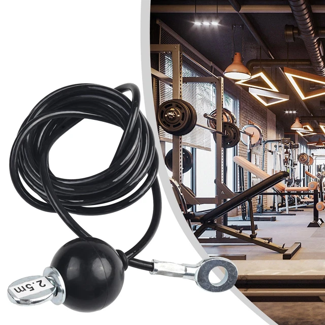 HEAVY DUTY STEEL Gym Wire Rope Kit Multi Gym Cable Pulley Fitness ...