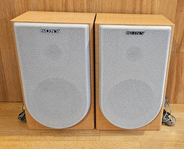 SONY SPEAKER SYSTEM SS-CNE3 HiFi Bookshelf Speakers 6 Ohms Pair - Free ...