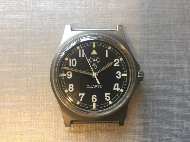 GENUINE CWC G10 MK1 Full 'Fatboy' British Army issue 1983 watch inc new ...
