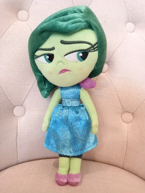 DISNEY STORE ORIGINAL Authentic Pixar Inside Out Disgust Stuffed 11 ...