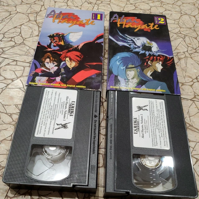 A66 SET OF 2 VHS Akai Hayate. Anime. Japanese dialogue with English ...
