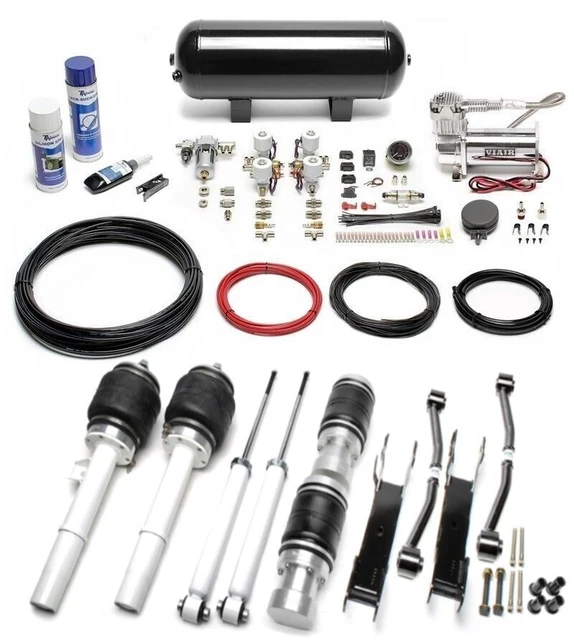 TA TECHNIX AIR Suspension Kit Black for BMW 1er E81 E82 E87 E88 3er E90 ...