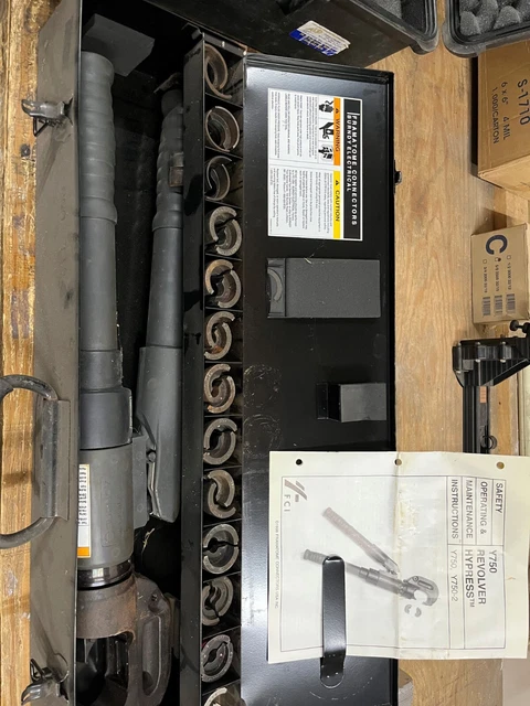 BURNDY Y750 750 Revolver Hypress Hydraulic Crimping Tool $700.00 - PicClick