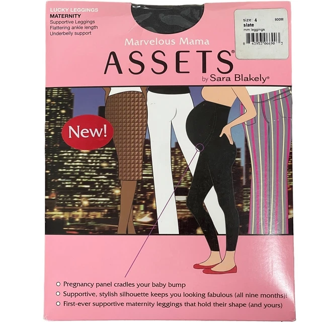 ASSETS BY SARA Blakely Marvelous Mama Lucky Leggings 800M - Slate ...