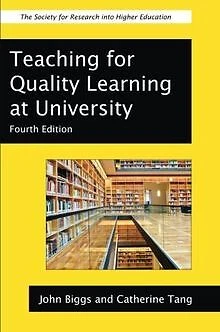TEACHING FOR QUALITY Learning At University de Biggs,... | Livre | état ...