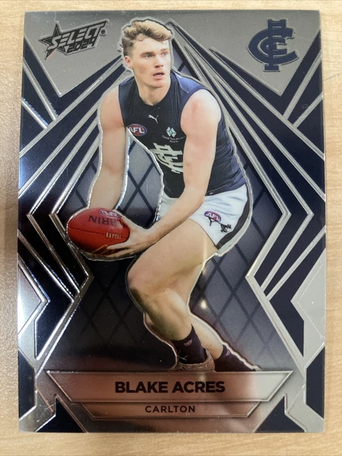 2024 AFL SELECT Footy Stars- Luminous- Blake Acres- Carlton $1.44 ...