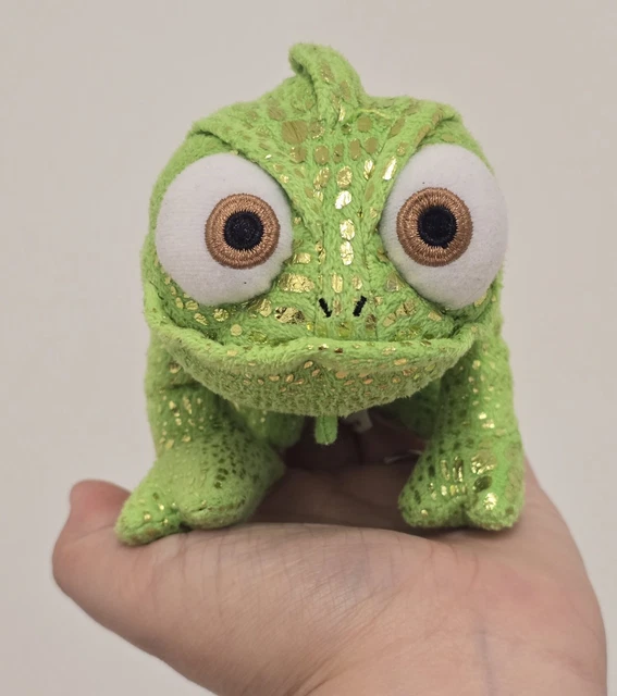 DISNEY TANGLED PASCAL The Green Chameleon 8" Soft Toy Plush Teddy Bear ...