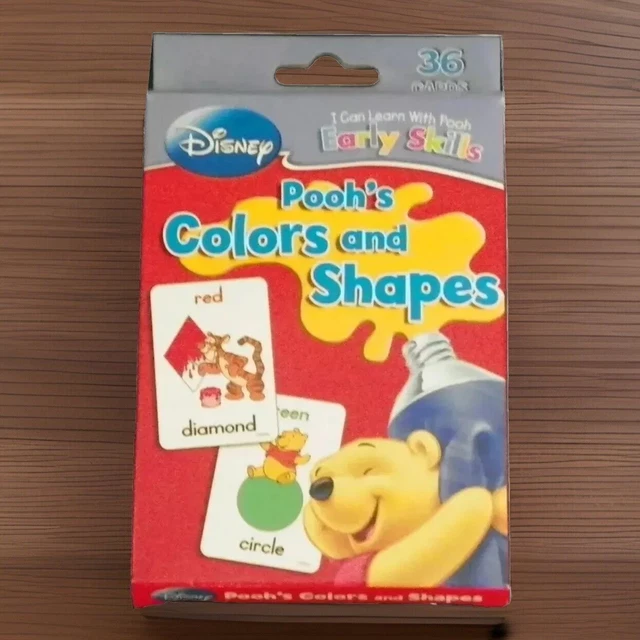 DISNEY WINNIE THE Pooh Colors And Shapes Early Skills Educational Flash ...