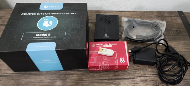 RASPBERRY PI 4 Model B, 4GB + Labists Starter Kit And Camera Module ...